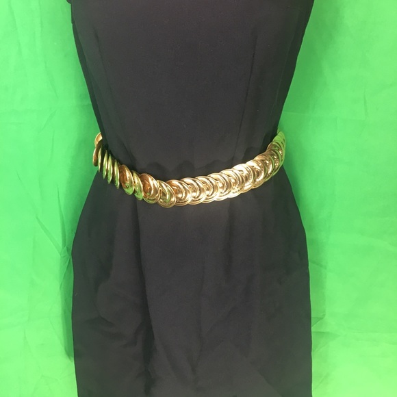 Accessories | Vintage Metallic Gold Belt Z1 | Poshmark